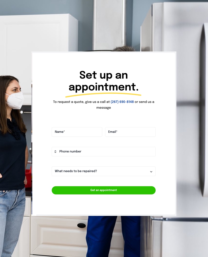 Contact Us | Get Expert Appliance Repairs in Philly